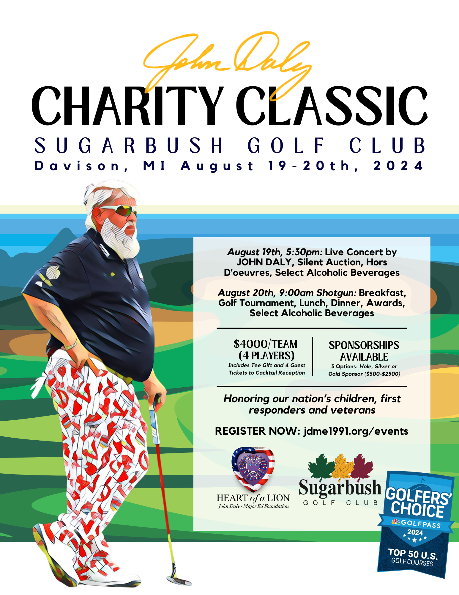 John Daly Charity Classic | Sugarbush Golf Club